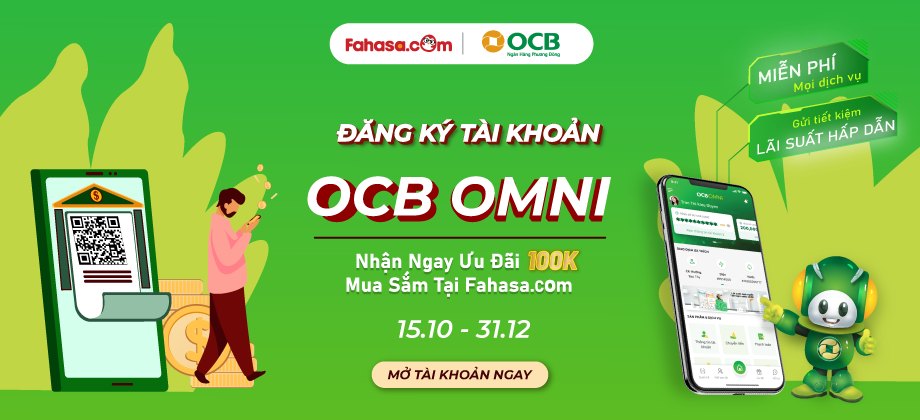 Ưu đãi OCB - FAHASA.COM